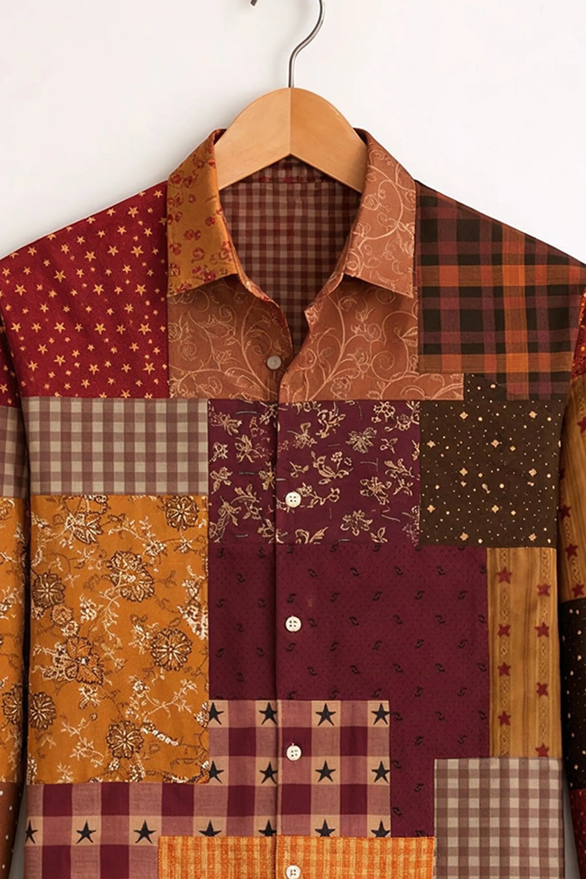 Heritage Patchwork Shirt – Multicolor – TokyoMen